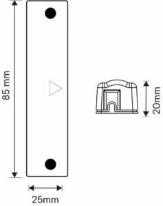 Junction Box | 5 Way | Microswitch Tamper | White - CQR Security